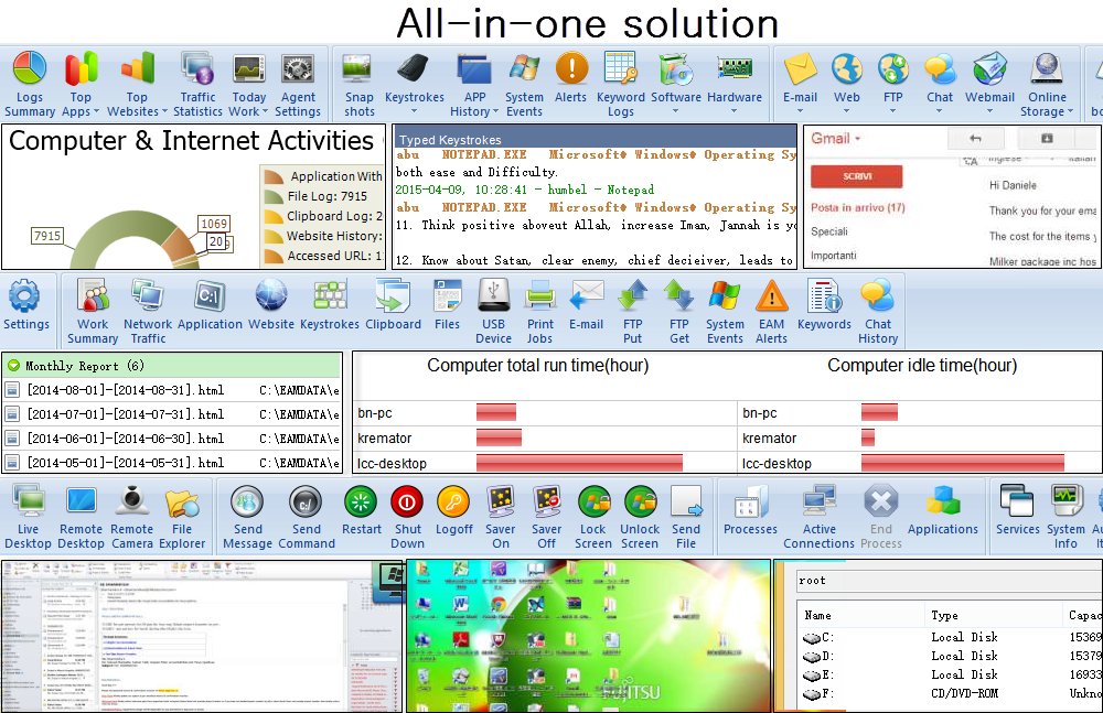 iMonitor 직원 모니터링 소프트웨어